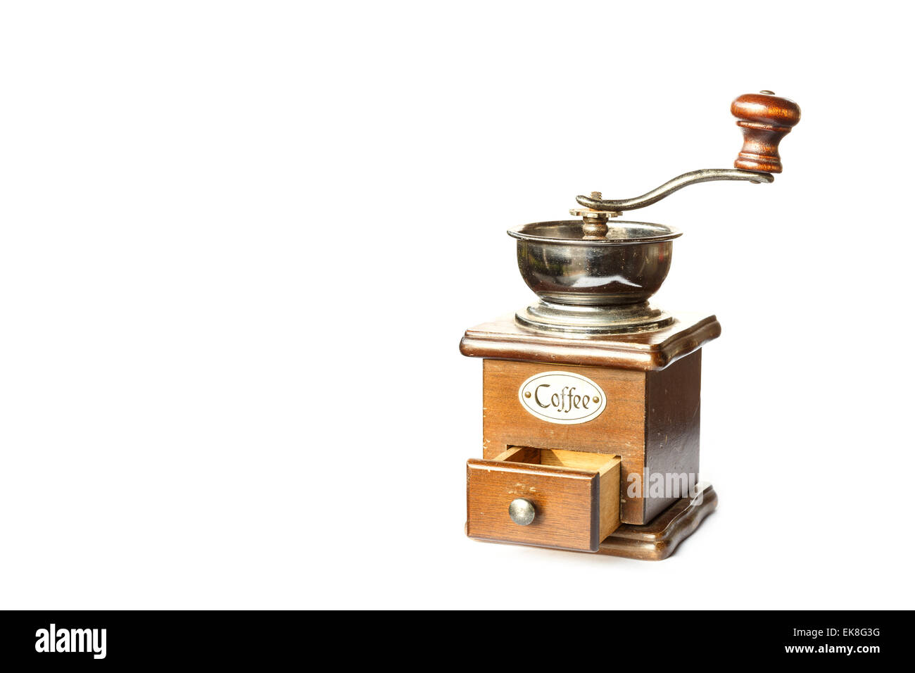 Coffee Grinder isolated on white background Stock Photo - Alamy