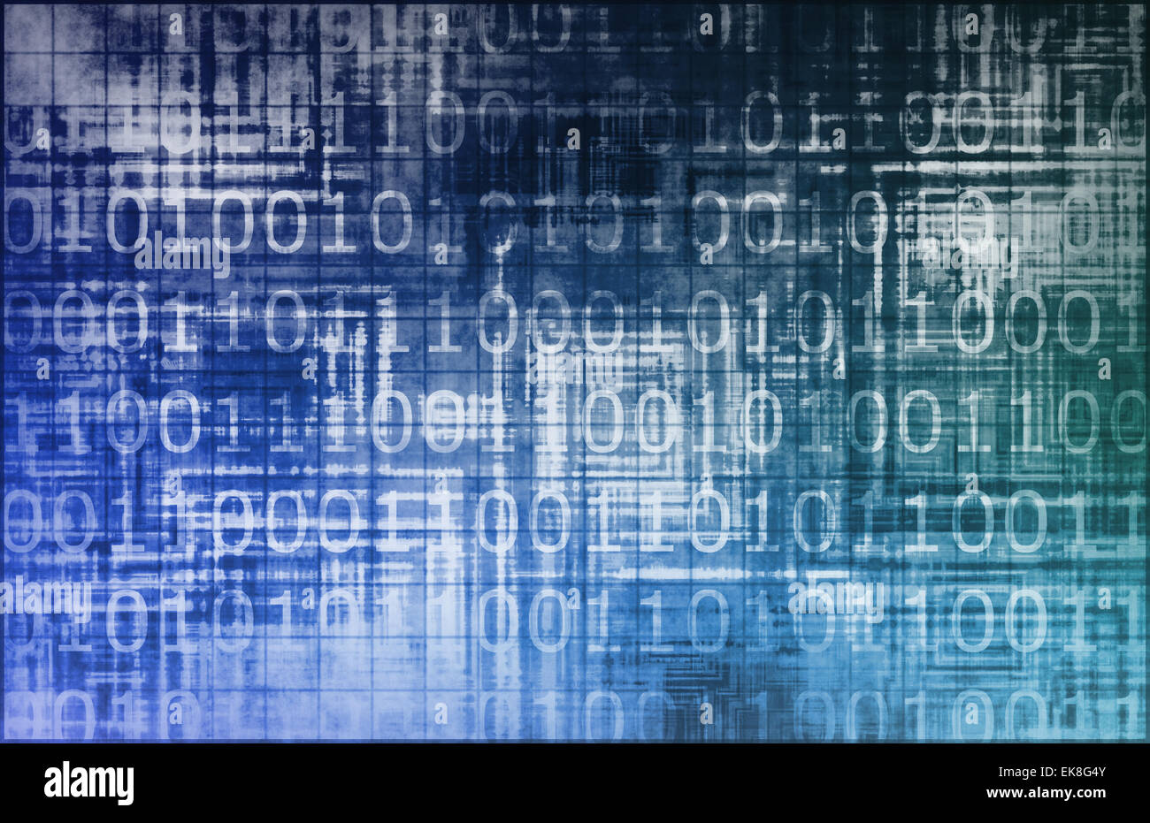 Blue Data Network Internet Stock Photo - Alamy