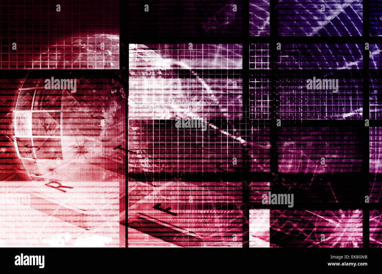 Purple Computer Technology Stock Photo - Alamy