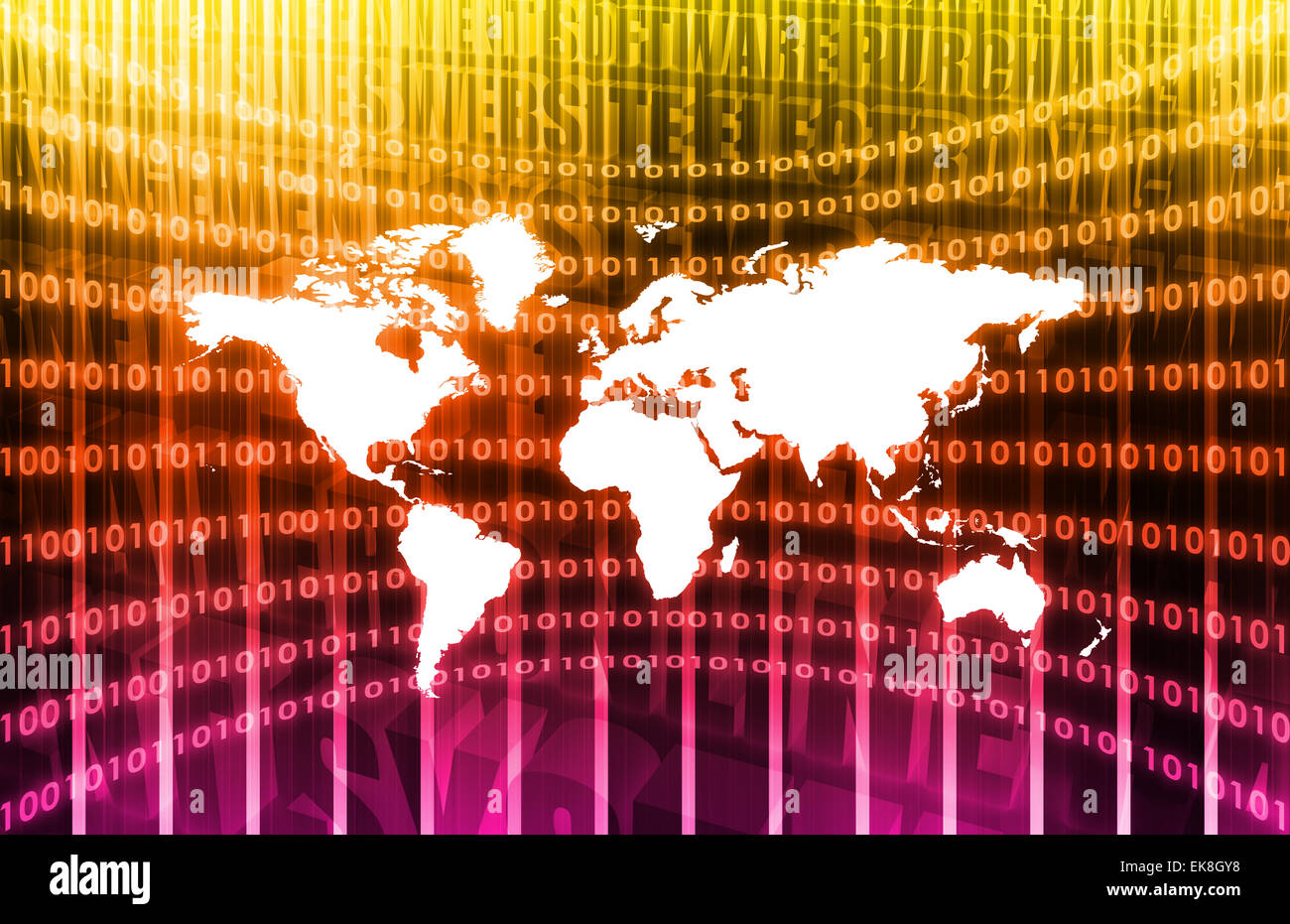 Tech Business System Abstract Background Stock Photo - Alamy