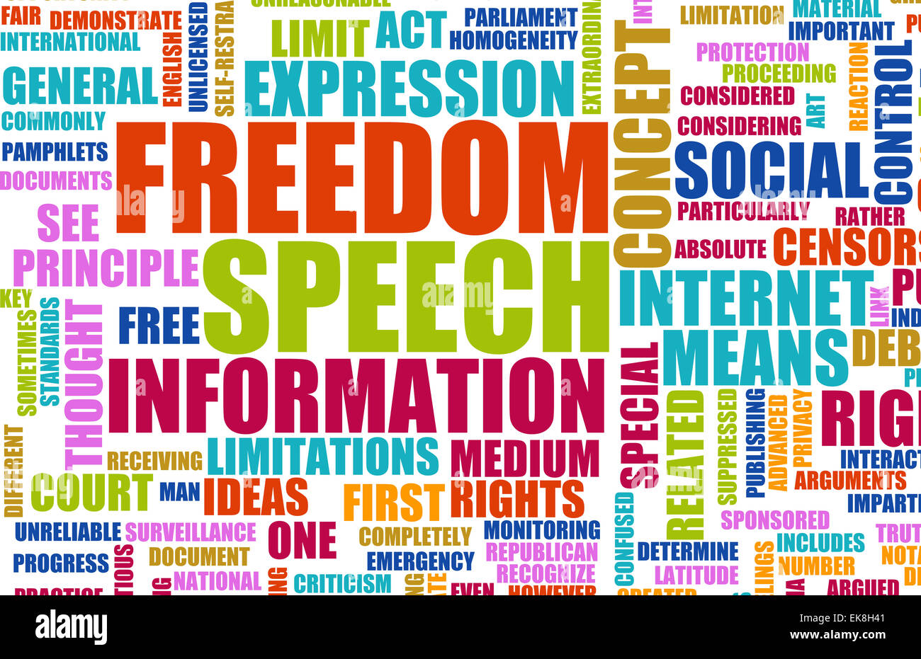 Freedom of Speech Stock Photo - Alamy