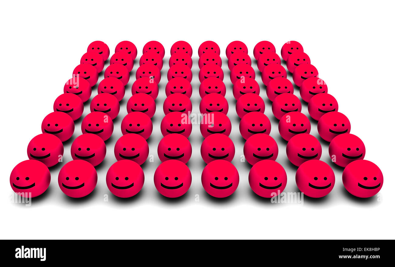 Smiley Faces Background Stock Photo - Alamy