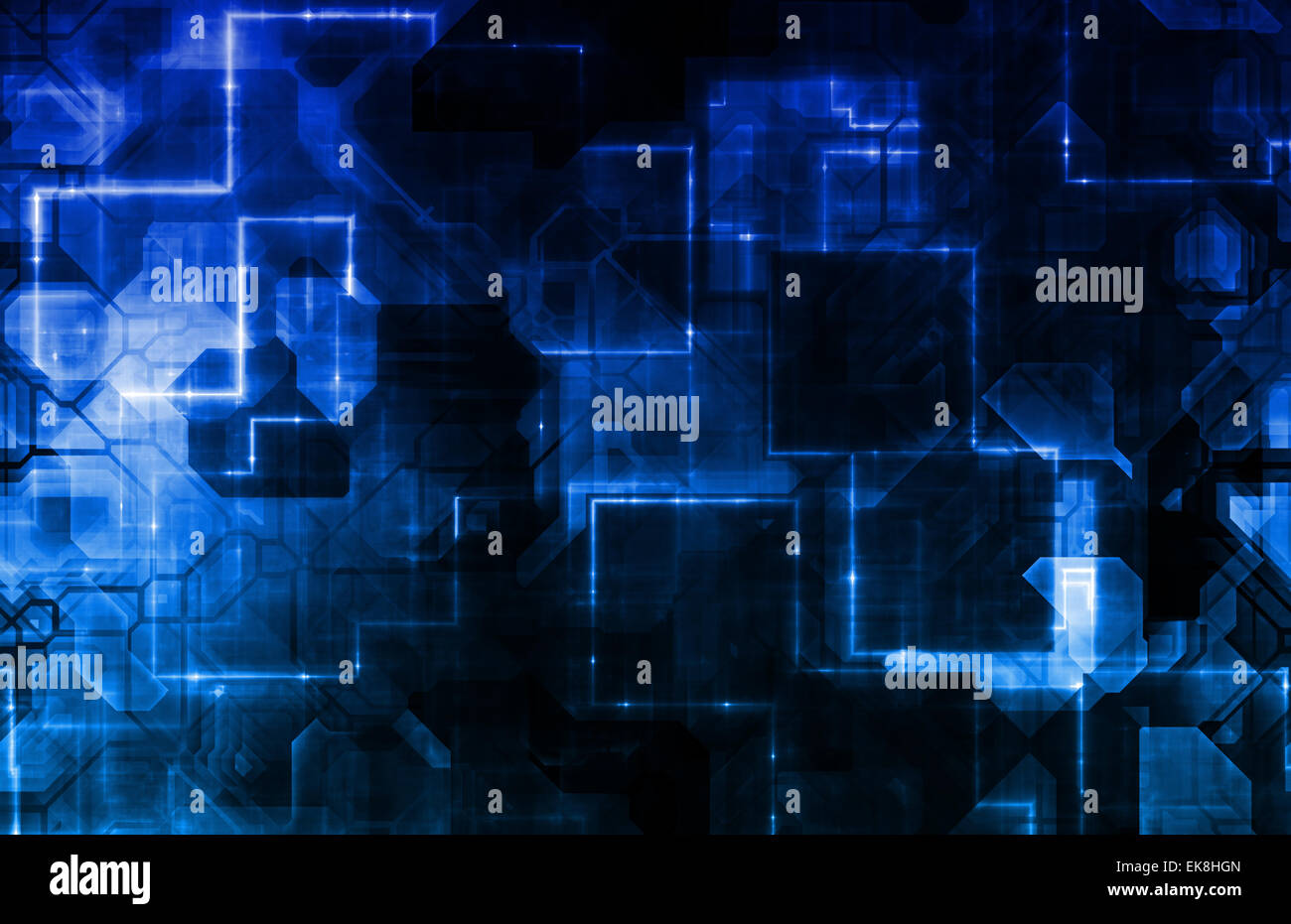 Futuristic abstract optical interface hi-res stock photography and ...