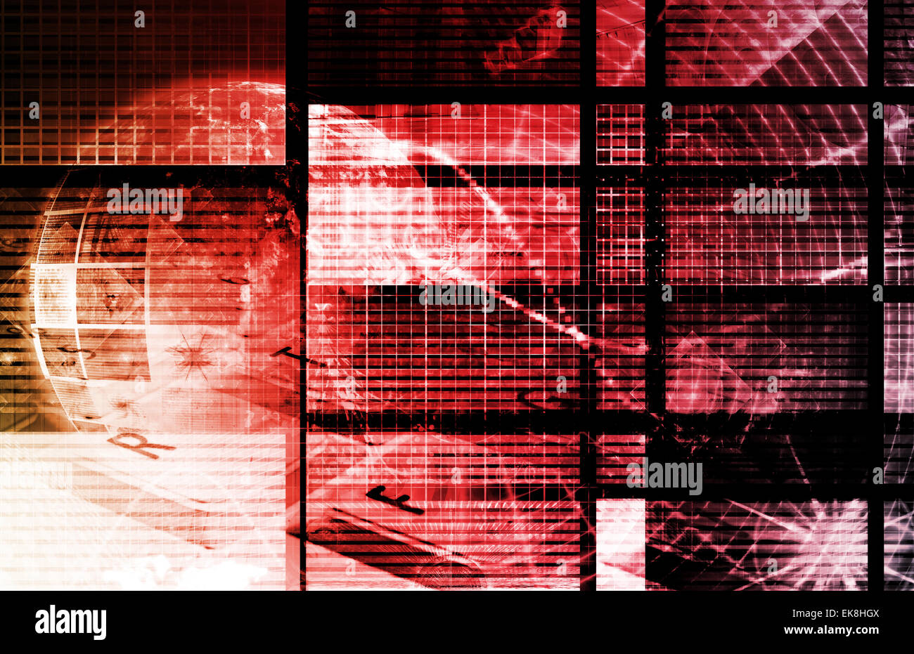 Red Computer Technology Stock Photo - Alamy