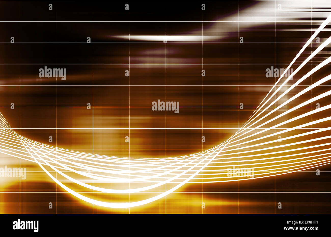 Orange Data Network Internet Stock Photo - Alamy