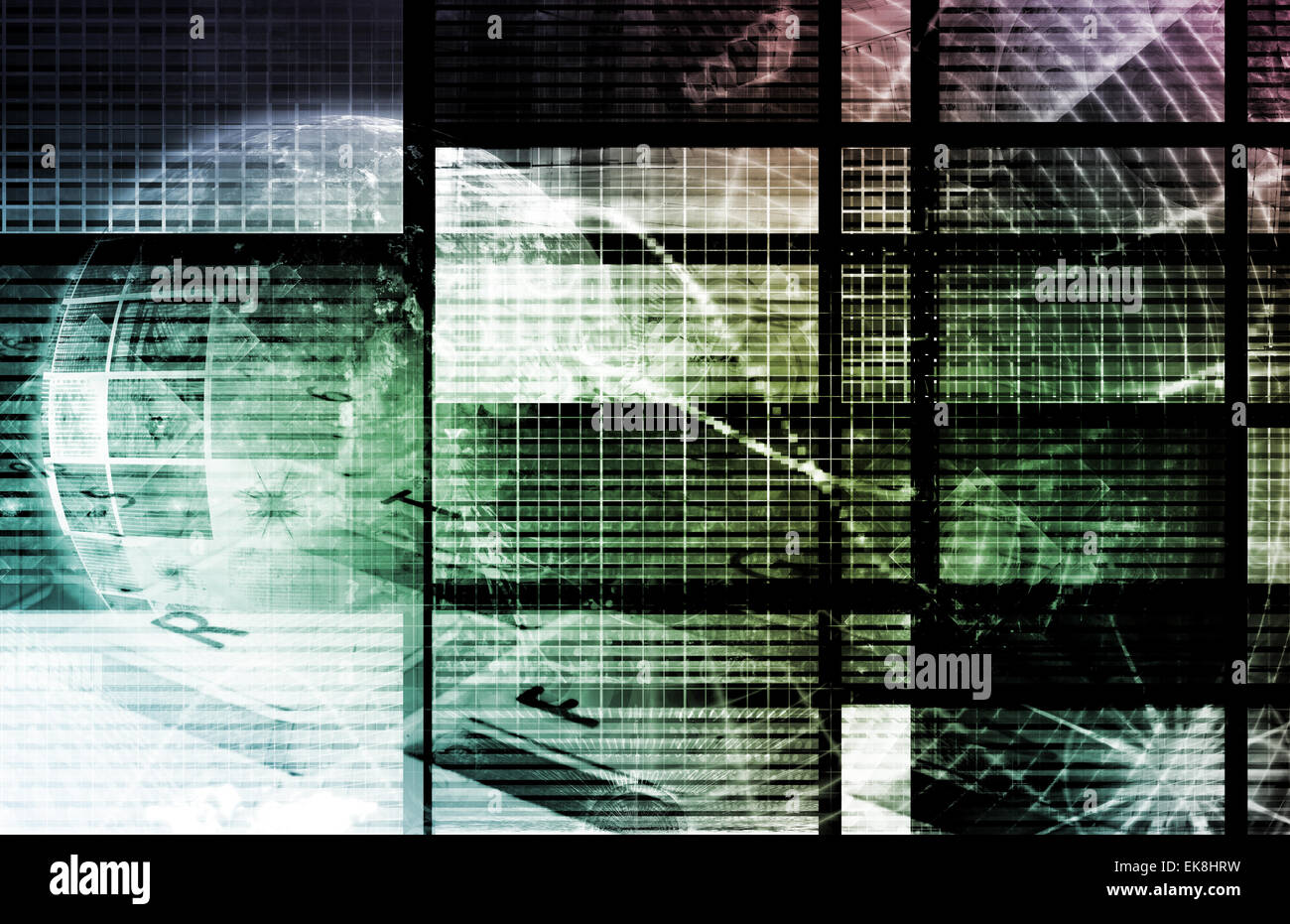 Green internet connection tunnel hi-res stock photography and images ...