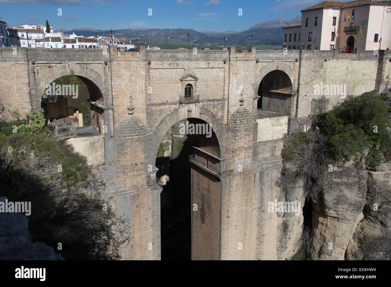 The Puente Nuevo bridge in Ronda Spain Stock Photo - Alamy