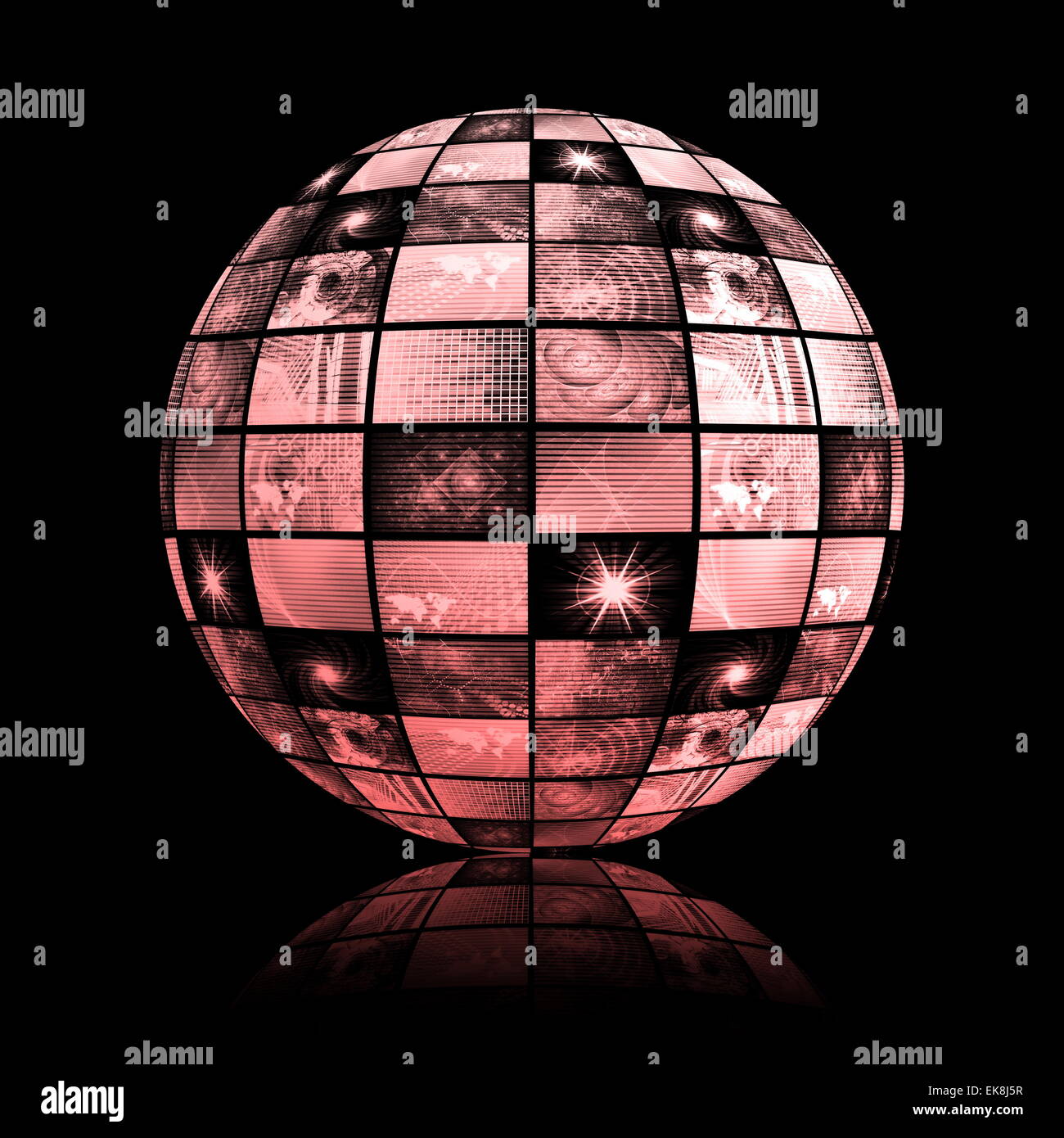 A Futuristic Digital TV Background Stock Photo - Alamy