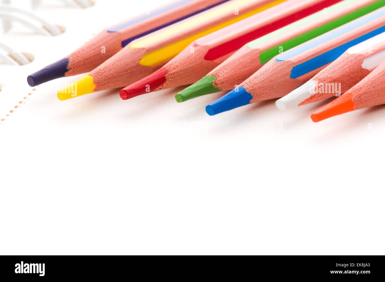 Collection of colorful pencils Stock Photo - Alamy