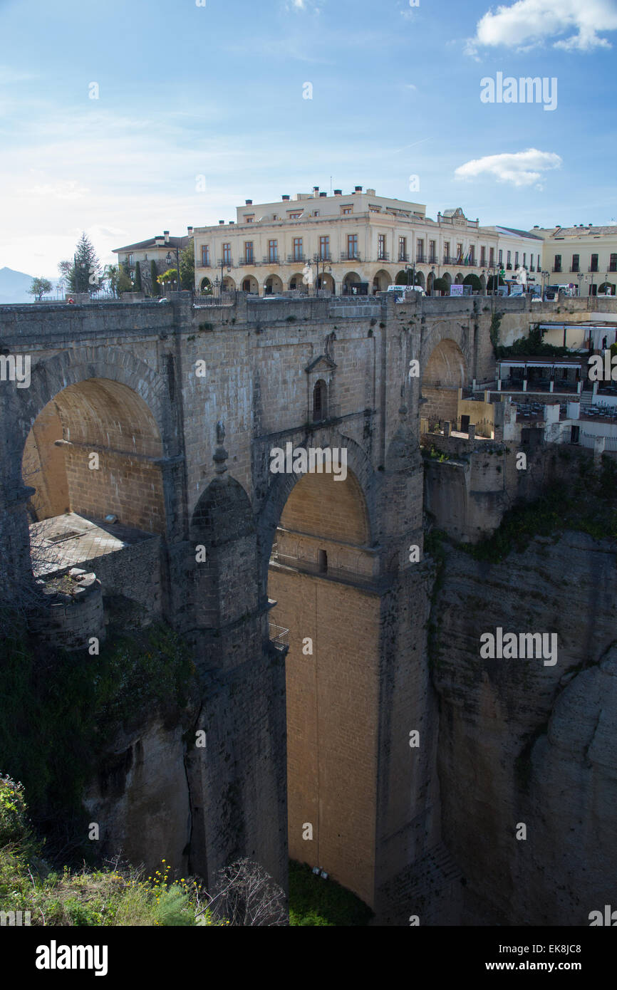 The Puente Nuevo bridge in Ronda Spain Stock Photo - Alamy