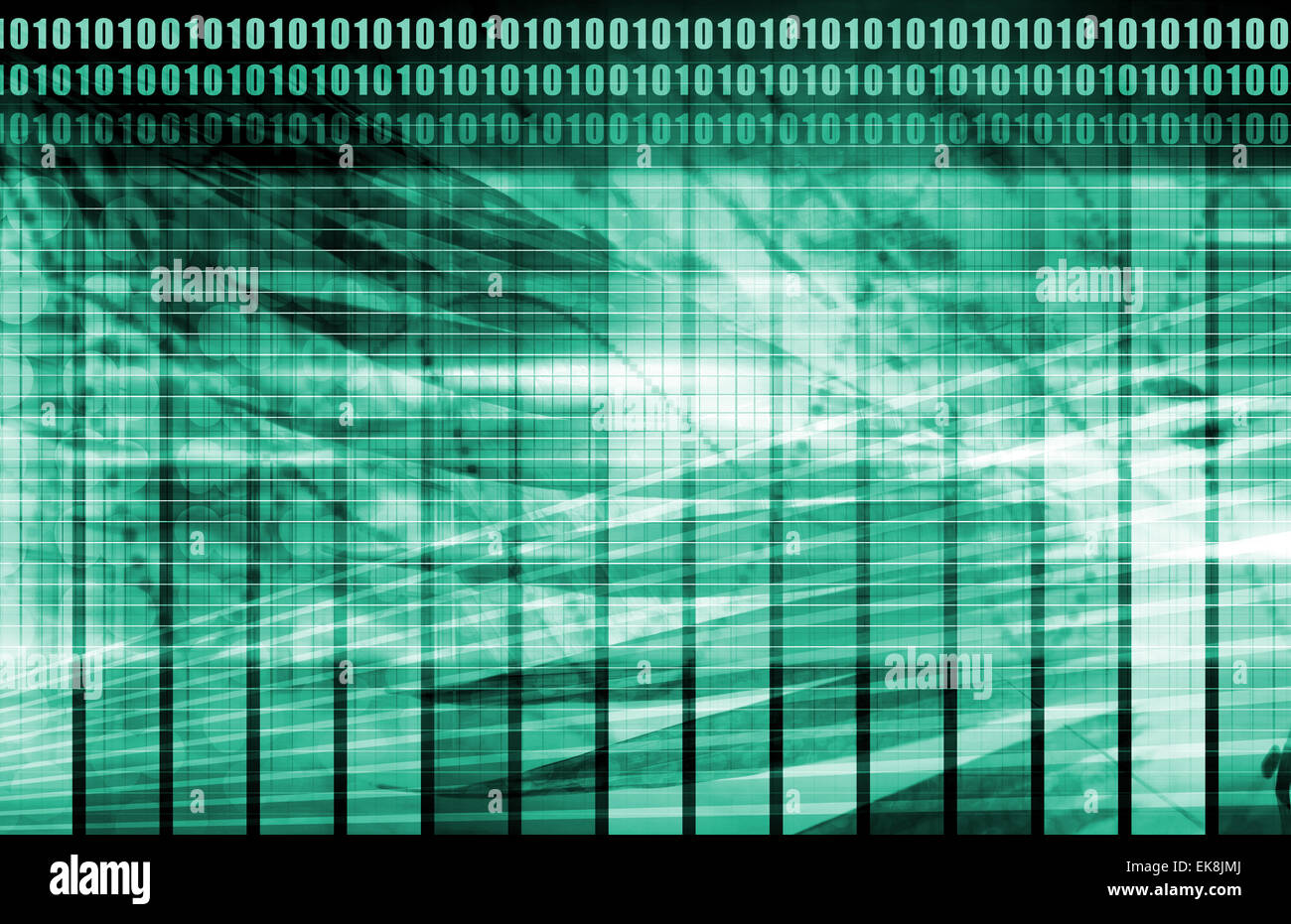 Blue Data Network Internet Stock Photo - Alamy