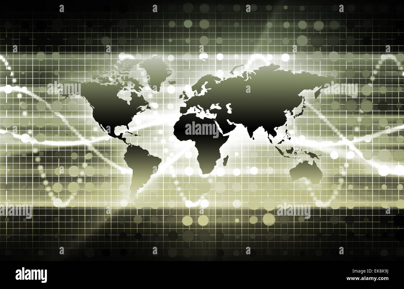 Bright Global Business Stock Photo - Alamy
