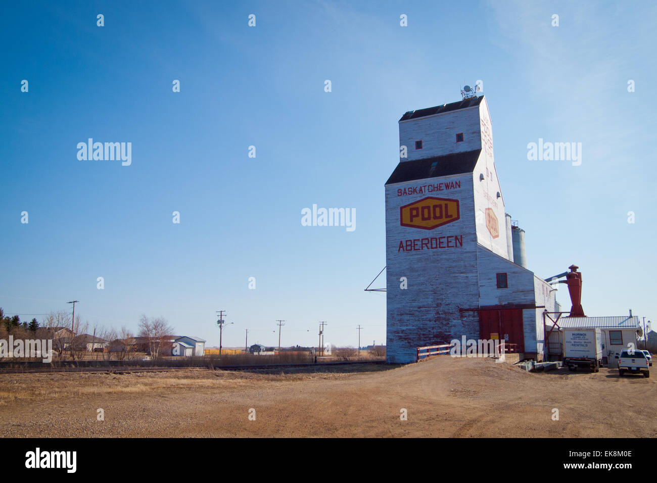 Grain elevator aberdeen saskatchewan canada hi-res stock photography ... Grain elevator aberdeen saskatchewan canada hi-res stock photography ...