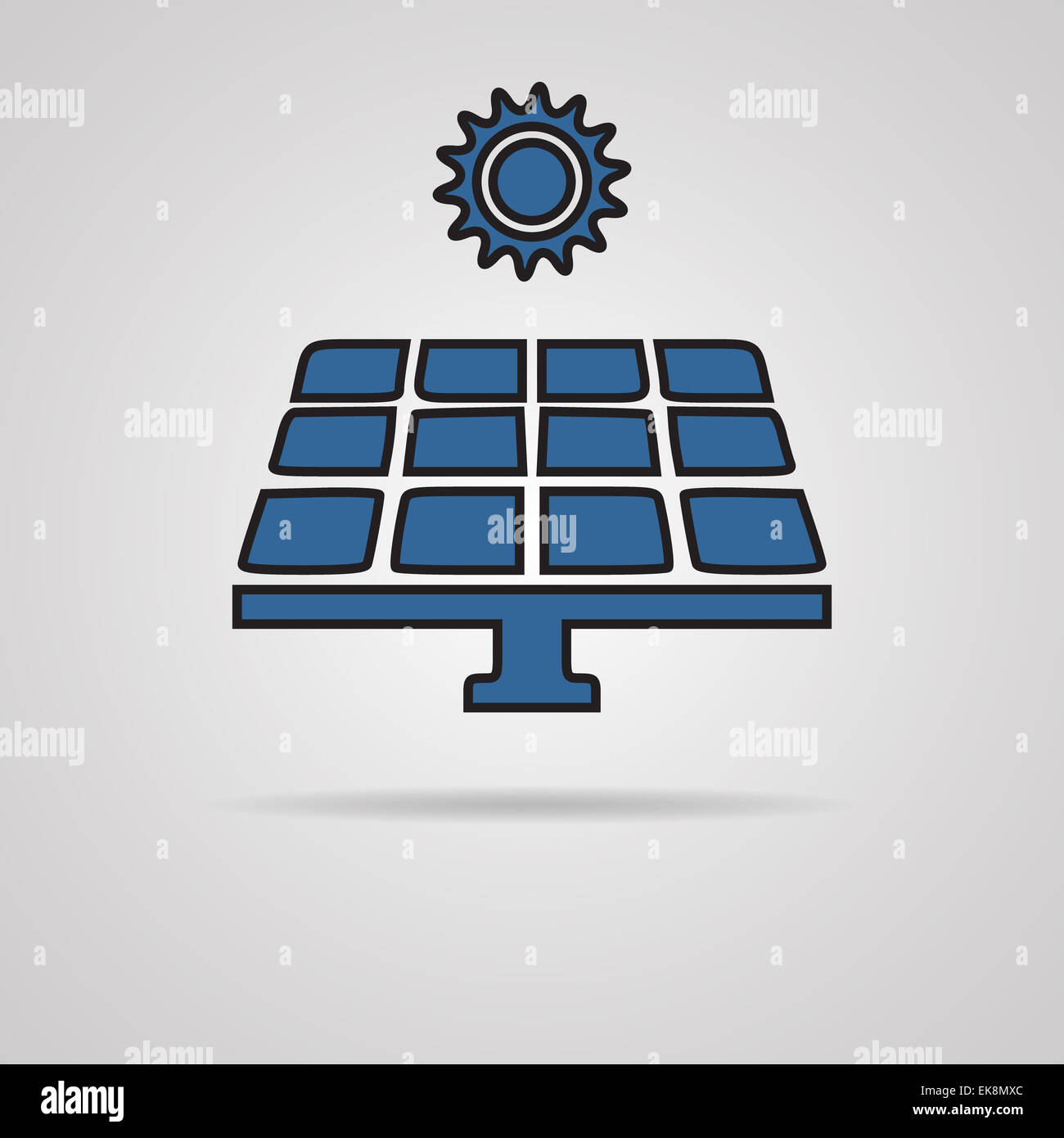 Solar energy icon hi-res stock photography and images - Alamy