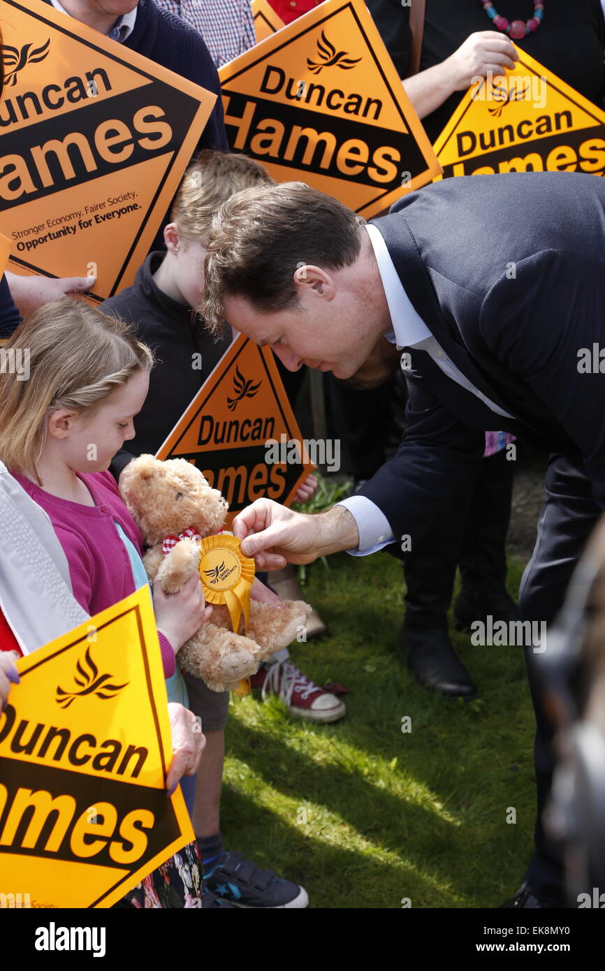 Chippenham, UK. 08th Apr, 2015. Deputy Prime Minister & leader of the ...