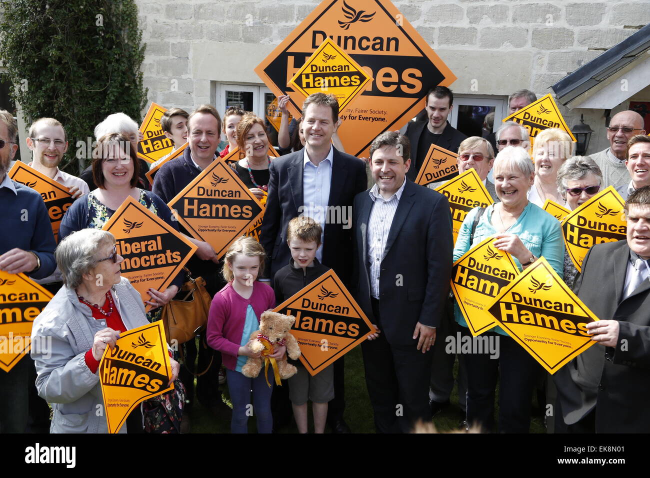 Chippenham, UK. 08th Apr, 2015. Deputy Prime Minister & leader of the ...