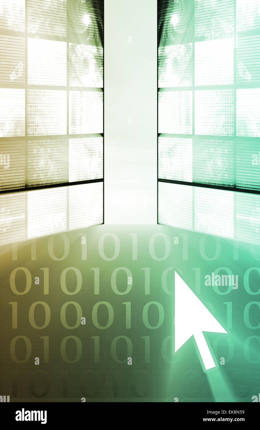 Exploring the Internet Stock Photo - Alamy