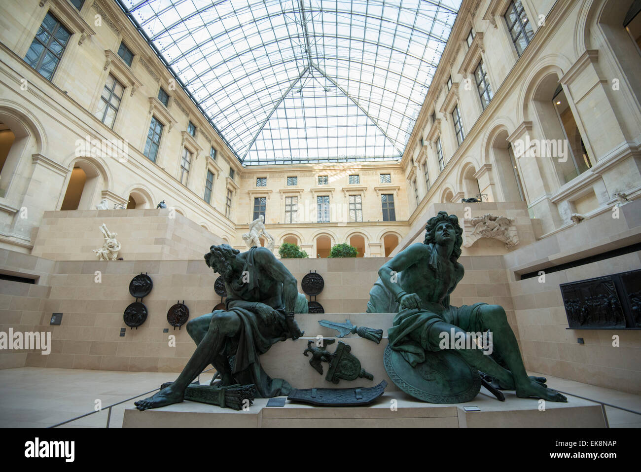 Four Captives (Four Defeated Nations) in the Louvre Museum (Musee du ...