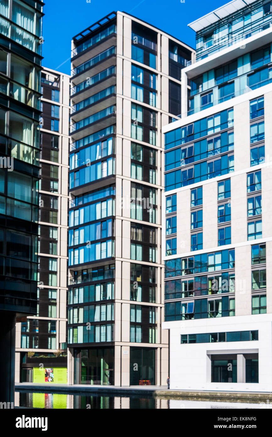 Merchant Square Paddington Waterside - London Stock Photo - Alamy