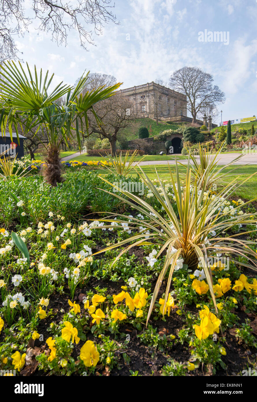 Nottingham castle ducal mansion nottingham hi-res stock photography and ...