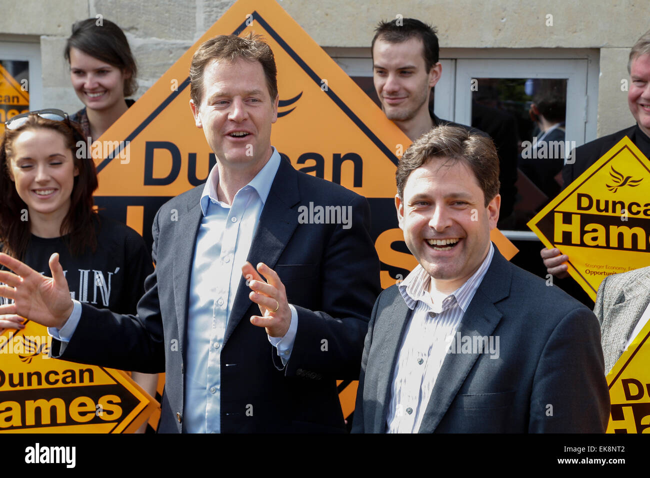 Chippenham, UK. 08th Apr, 2015. Deputy Prime Minister & leader of the ...
