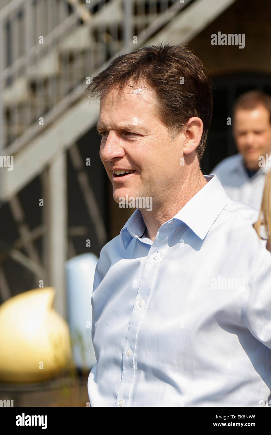 Chippenham, UK. 08th Apr, 2015. Deputy Prime Minister & leader of the ...