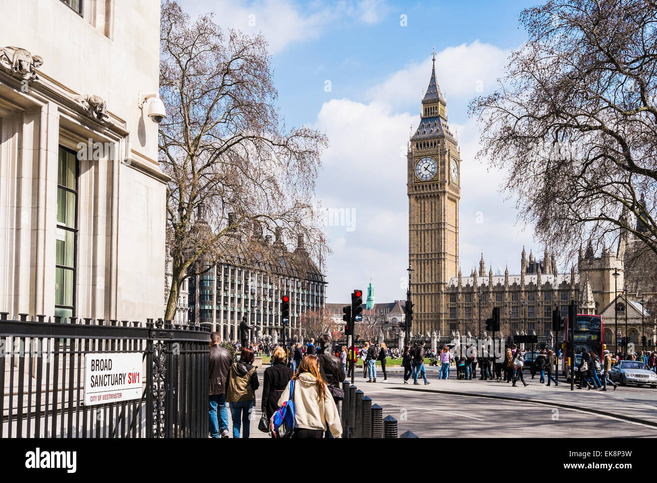 Big Ben&Parliament Square - London Stock Photo - Alamy
