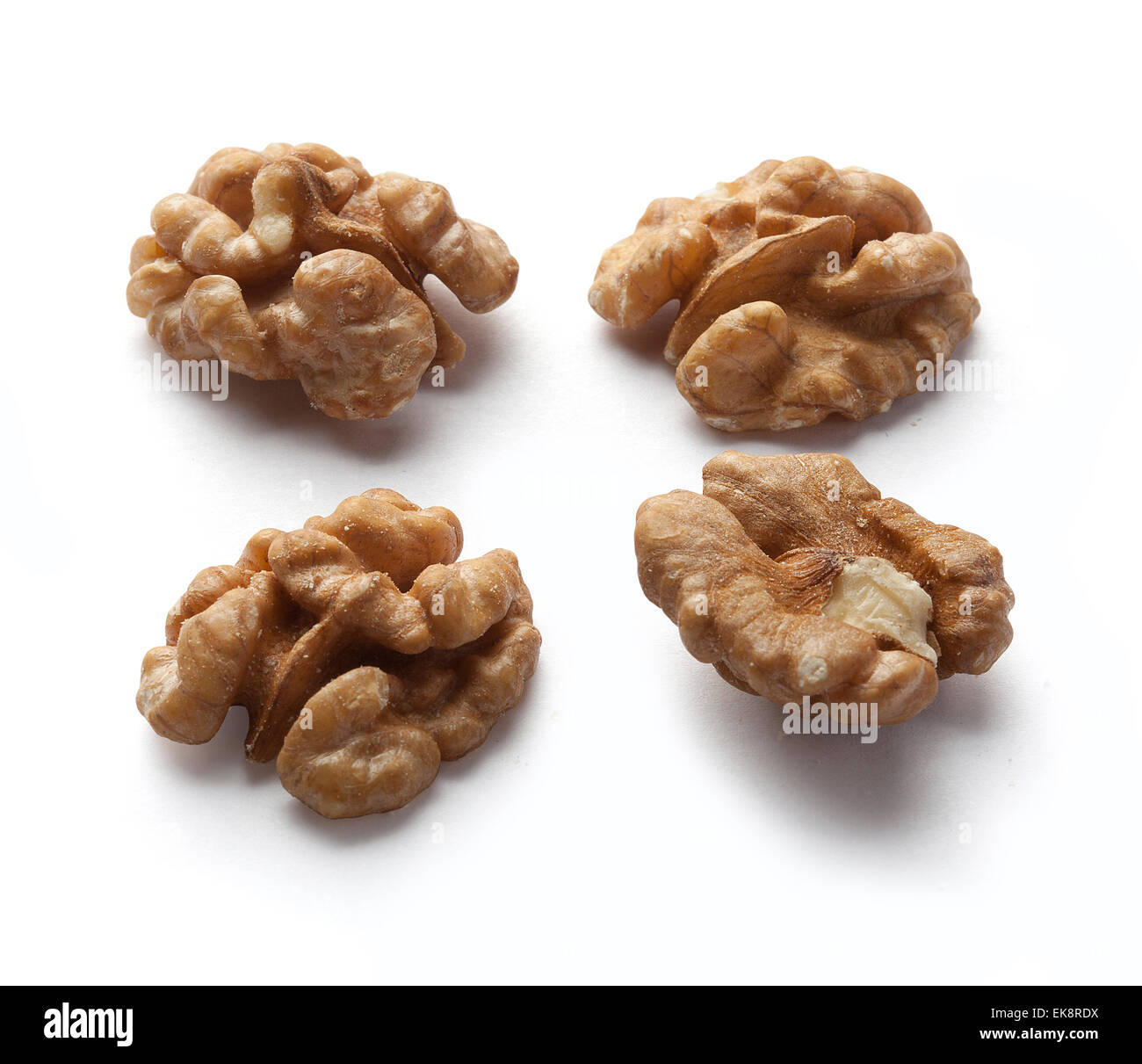 Walnut pieces Cut Out Stock Images & Pictures - Alamy