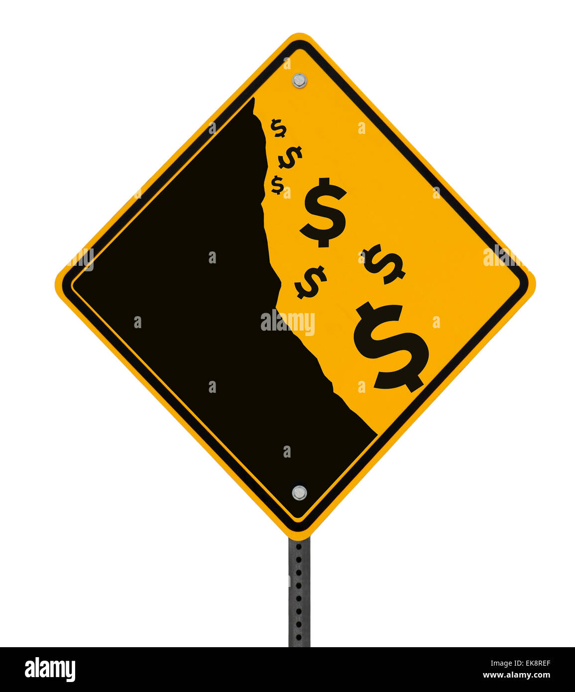 Dollar sign and road sign hi-res stock photography and images - Alamy