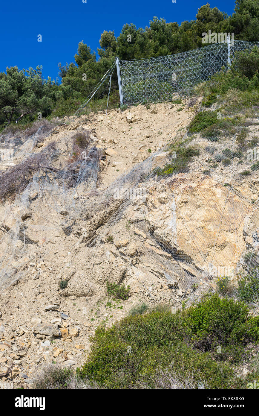 Landslide protection hi-res stock photography and images - Alamy