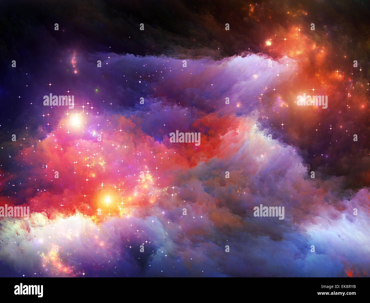 Layers of Fractal Paint Stock Photo - Alamy