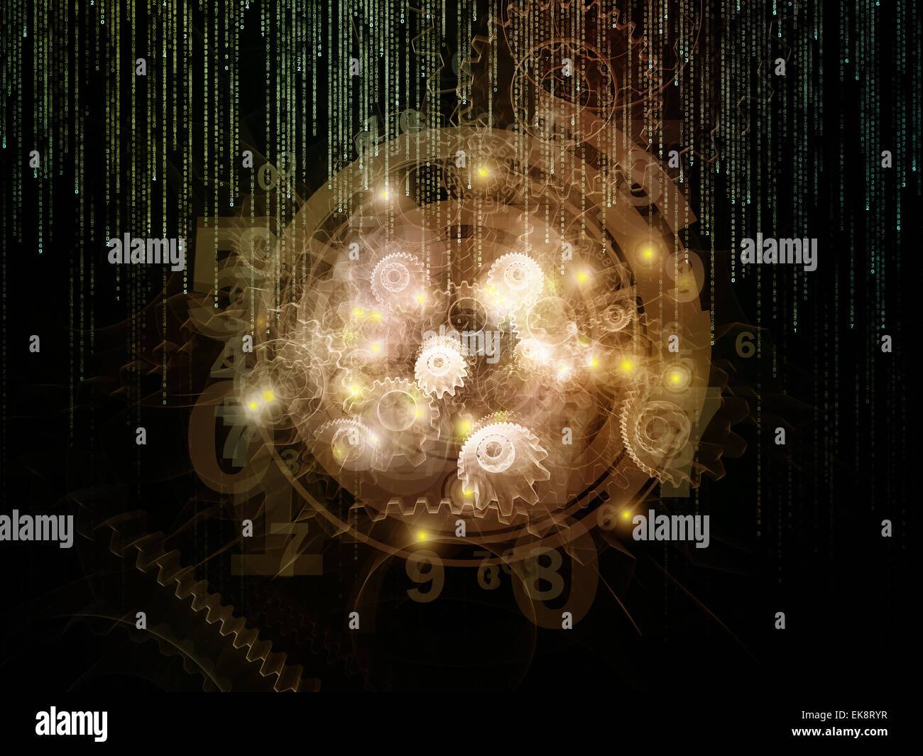 Numbers of Technology Stock Photo - Alamy