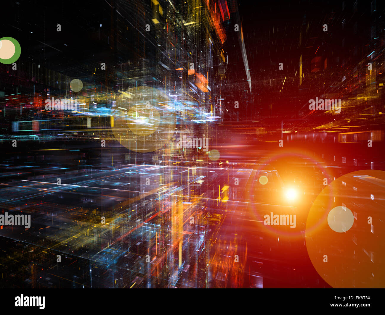 Layers of Technology Stock Photo - Alamy