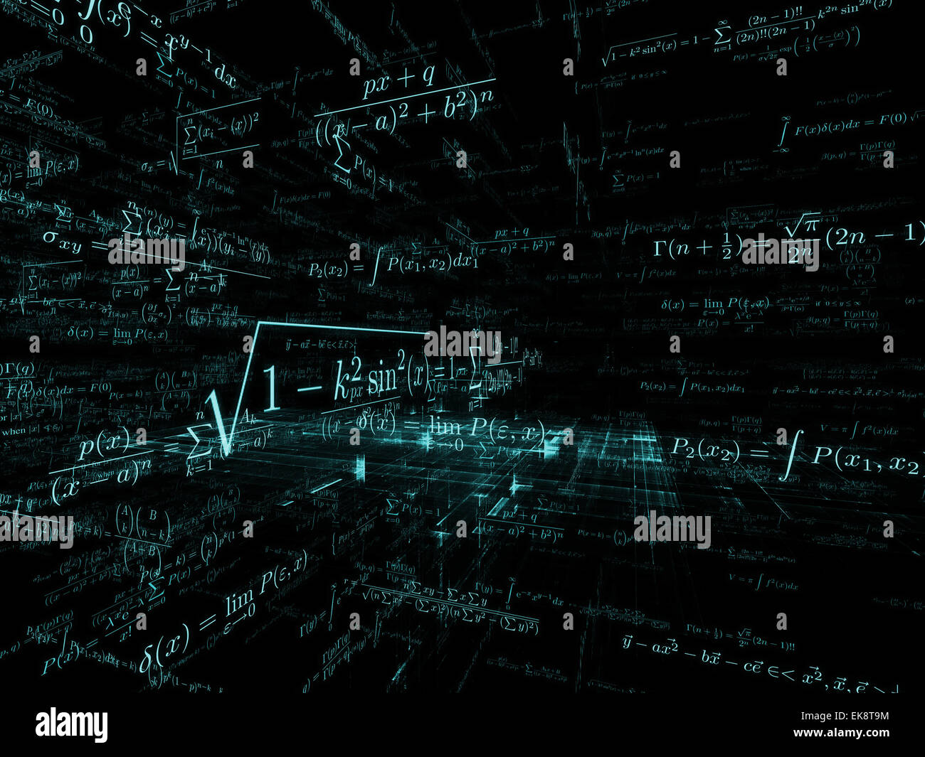 Depth of Mathematics Stock Photo - Alamy