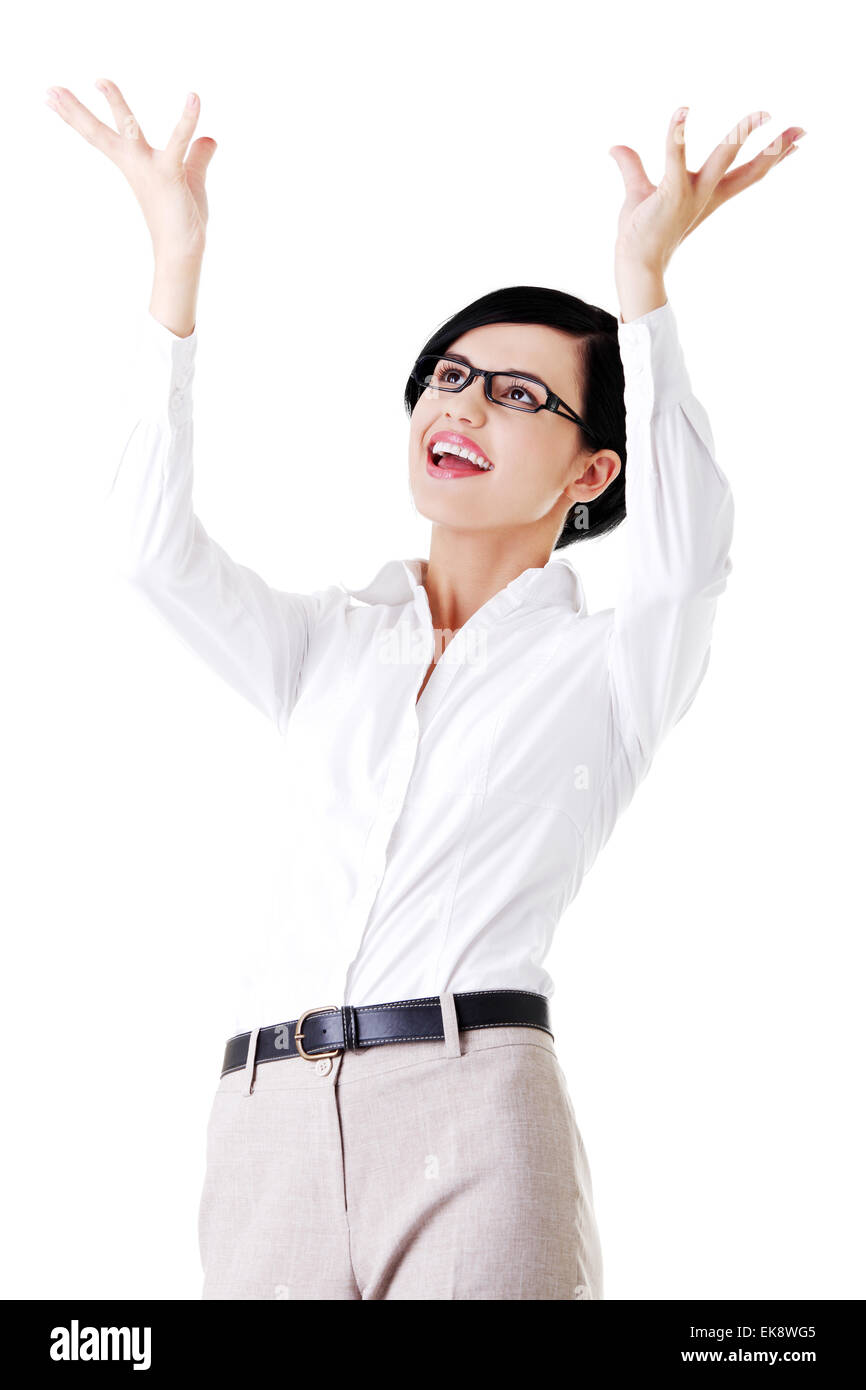 Women arms raised holding hands hi-res stock photography and images - Alamy