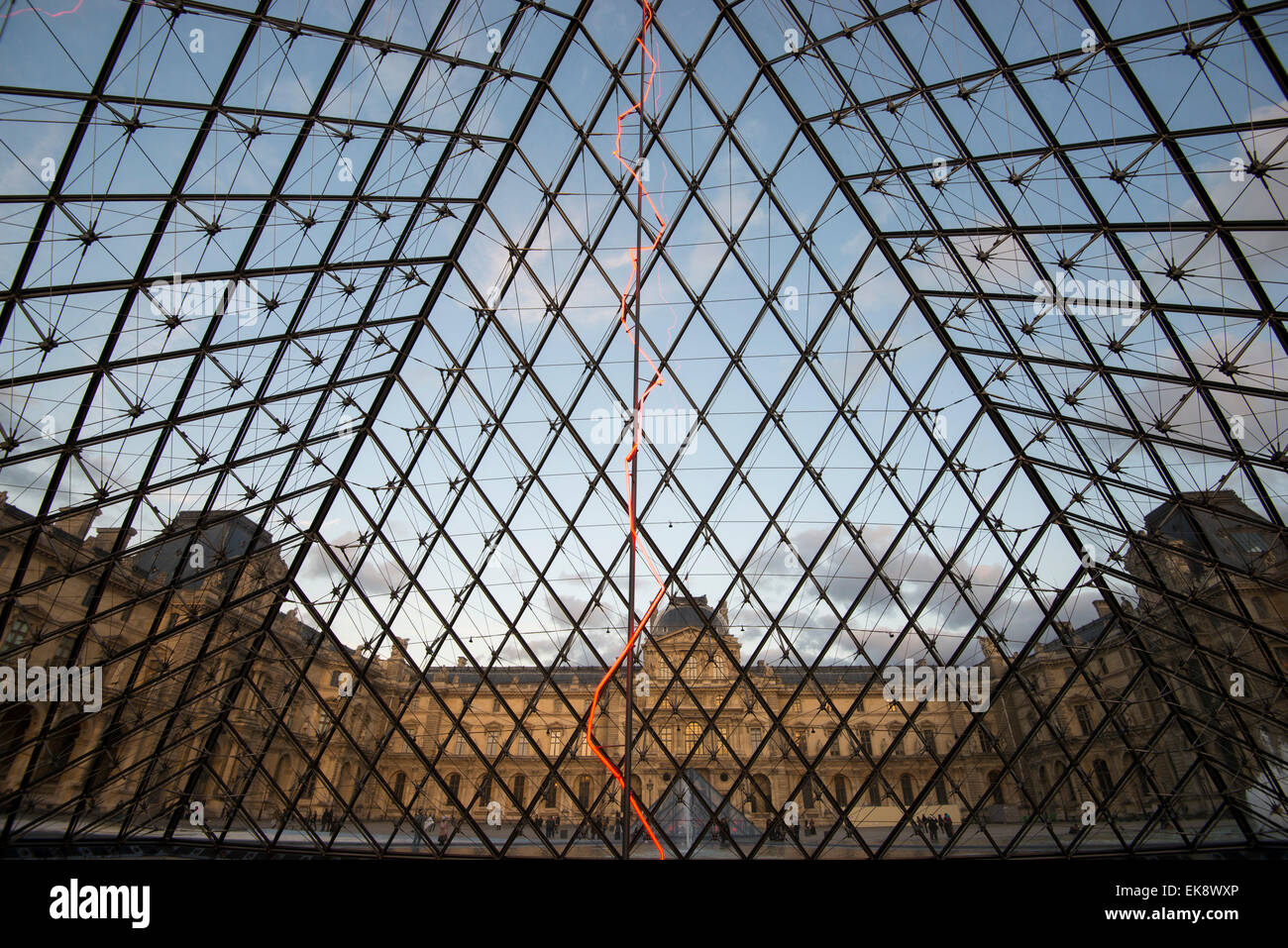 The Louvre Museum (Musee du Louvre) in Paris, France Europe EU Stock ...