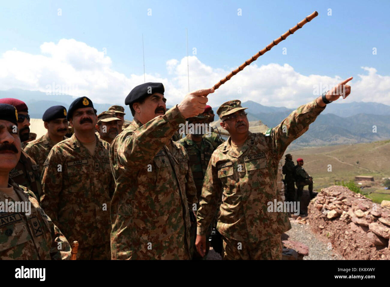 Khyber Agency. 8th Apr, 2015. Photo provided by the Pakistan army's ...
