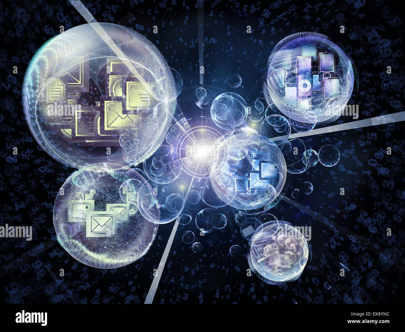 Acceleration of Information Stock Photo - Alamy