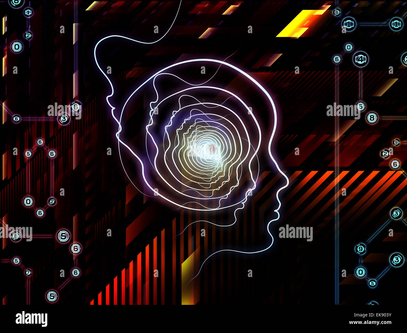 Realms of Human Technology Stock Photo - Alamy