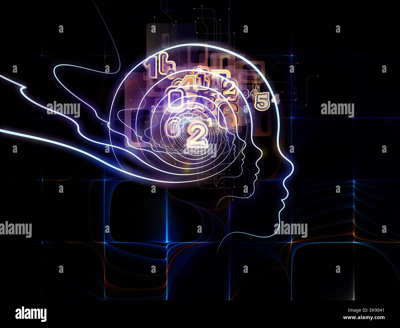 Evolving Human Technology Stock Photo - Alamy