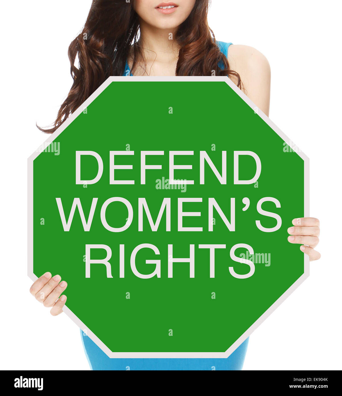 Defend Women's Rights Stock Photo - Alamy