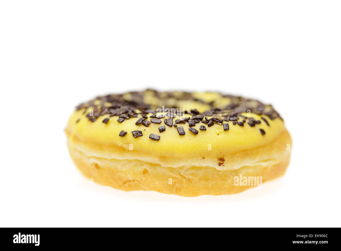 a donut isolated on white Stock Photo - Alamy