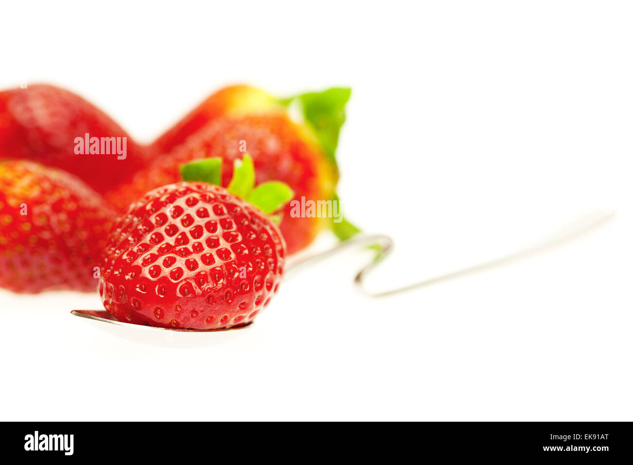 strawberry isolated on white Stock Photo - Alamy