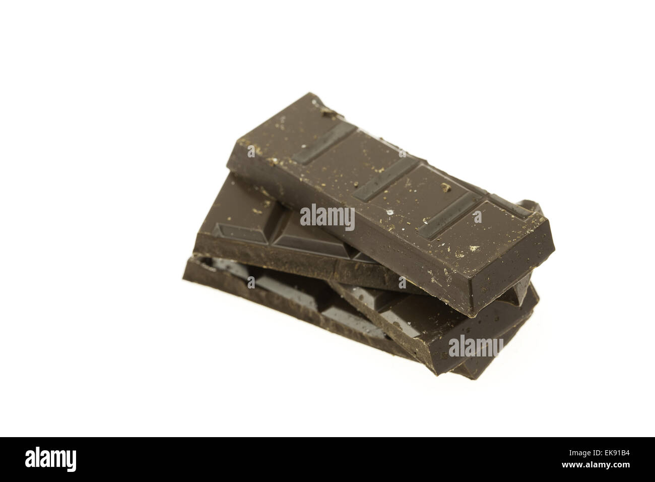 Chocolate bar cross section Cut Out Stock Images & Pictures - Alamy