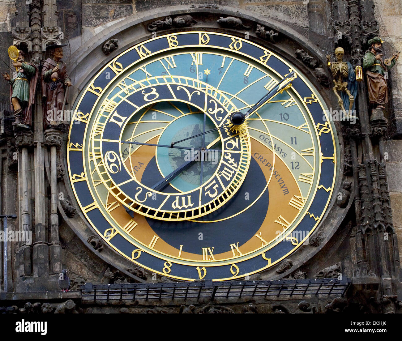 Prague Astronomical Clock Stock Photo - Alamy
