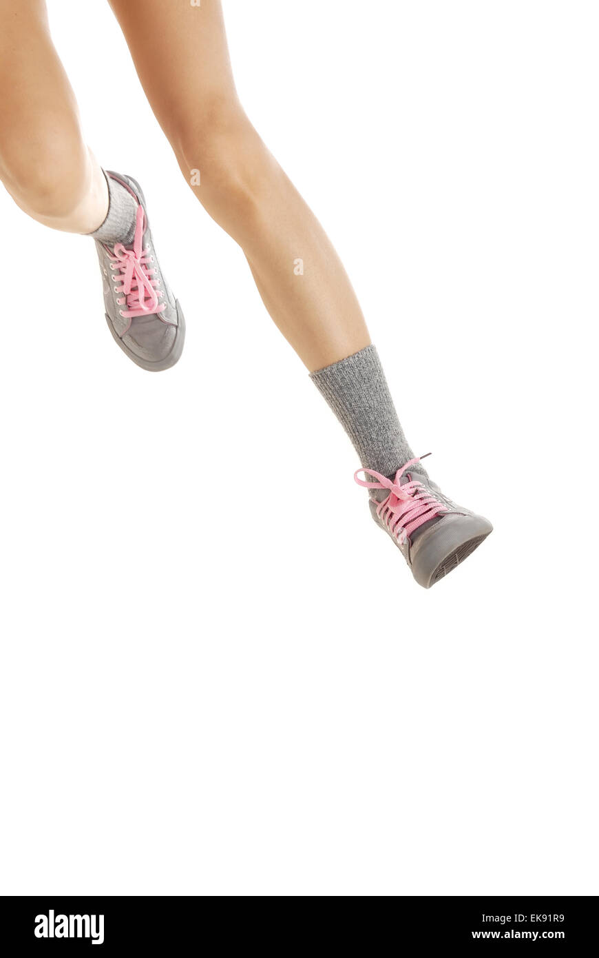 Run and jump Stock Photo - Alamy