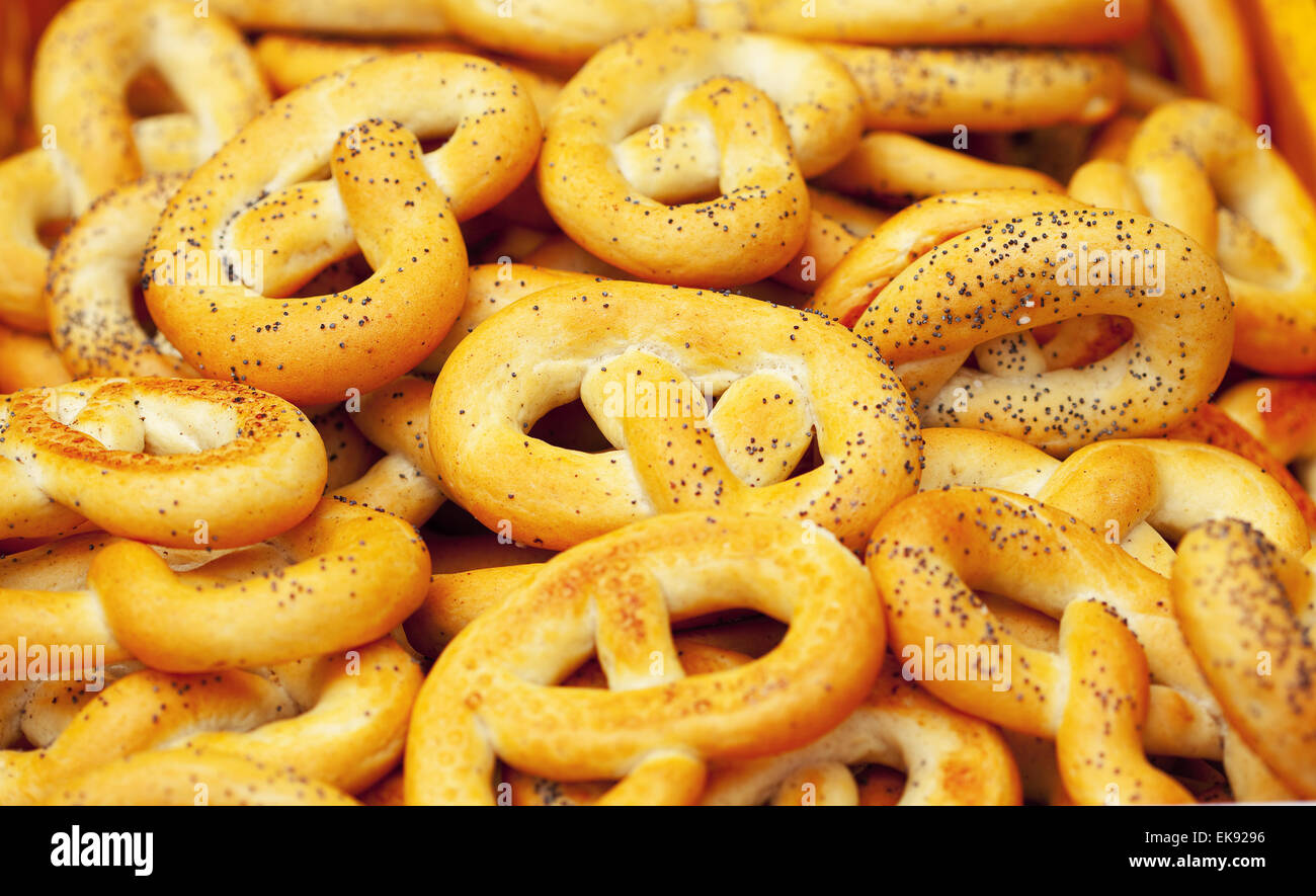 background of pretzels Stock Photo - Alamy