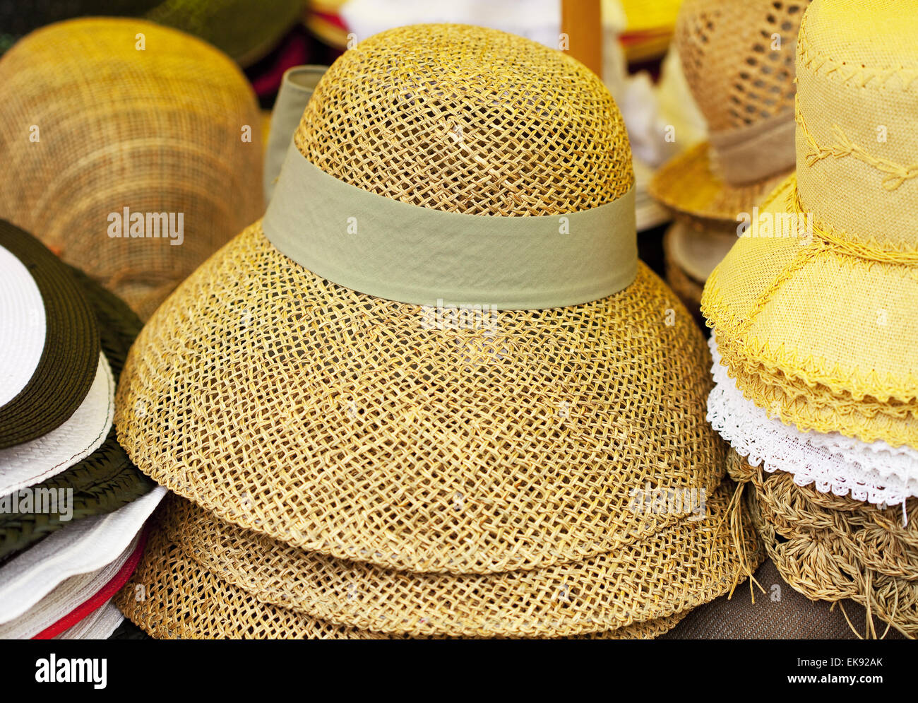 Large straw black hat hi-res stock photography and images - Alamy