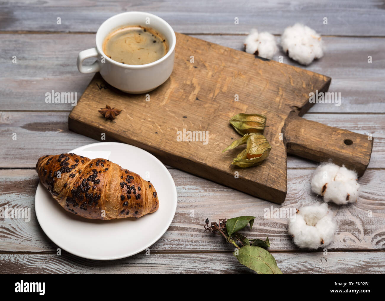 breakfast of coffee Stock Photo - Alamy