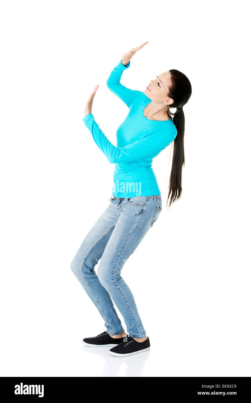 Scared pose hi-res stock photography and images - Alamy